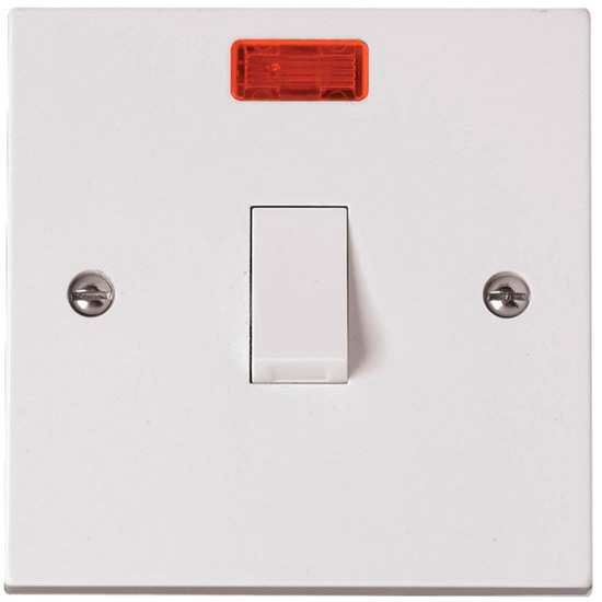 Polar 20 Amp Double Pole DP Neon Switch White | Click Polar | Wiring ...